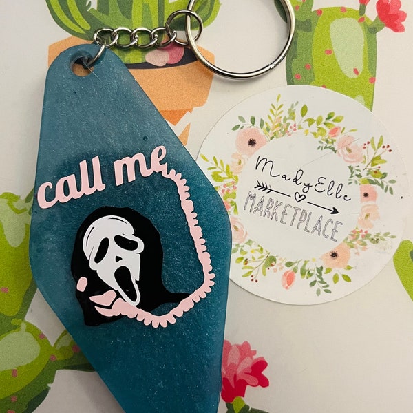 Ghostface Keychain - Etsy