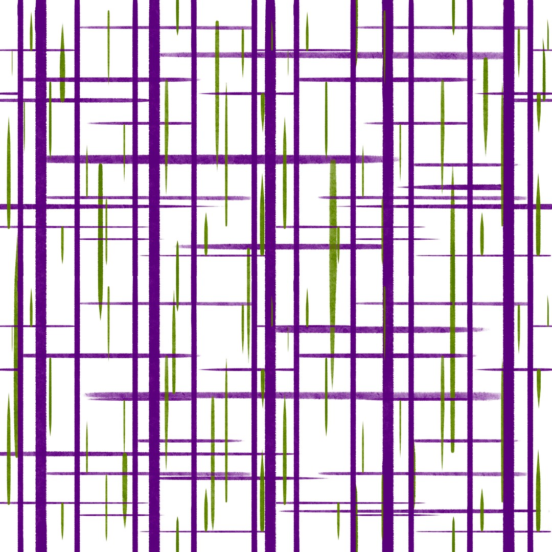 Seamless and Scalable Digital Pattern Paper. Purple Green Hatch Design ...