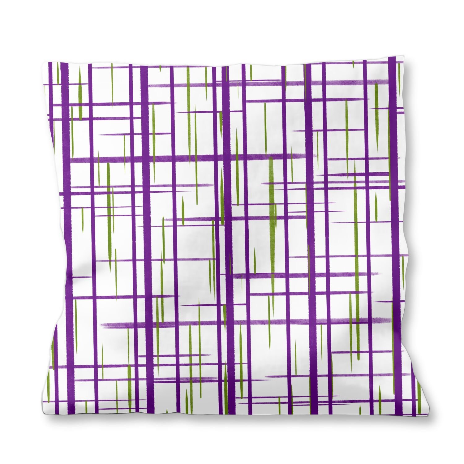 Seamless and Scalable Digital Pattern Paper. Purple Green Hatch Design ...