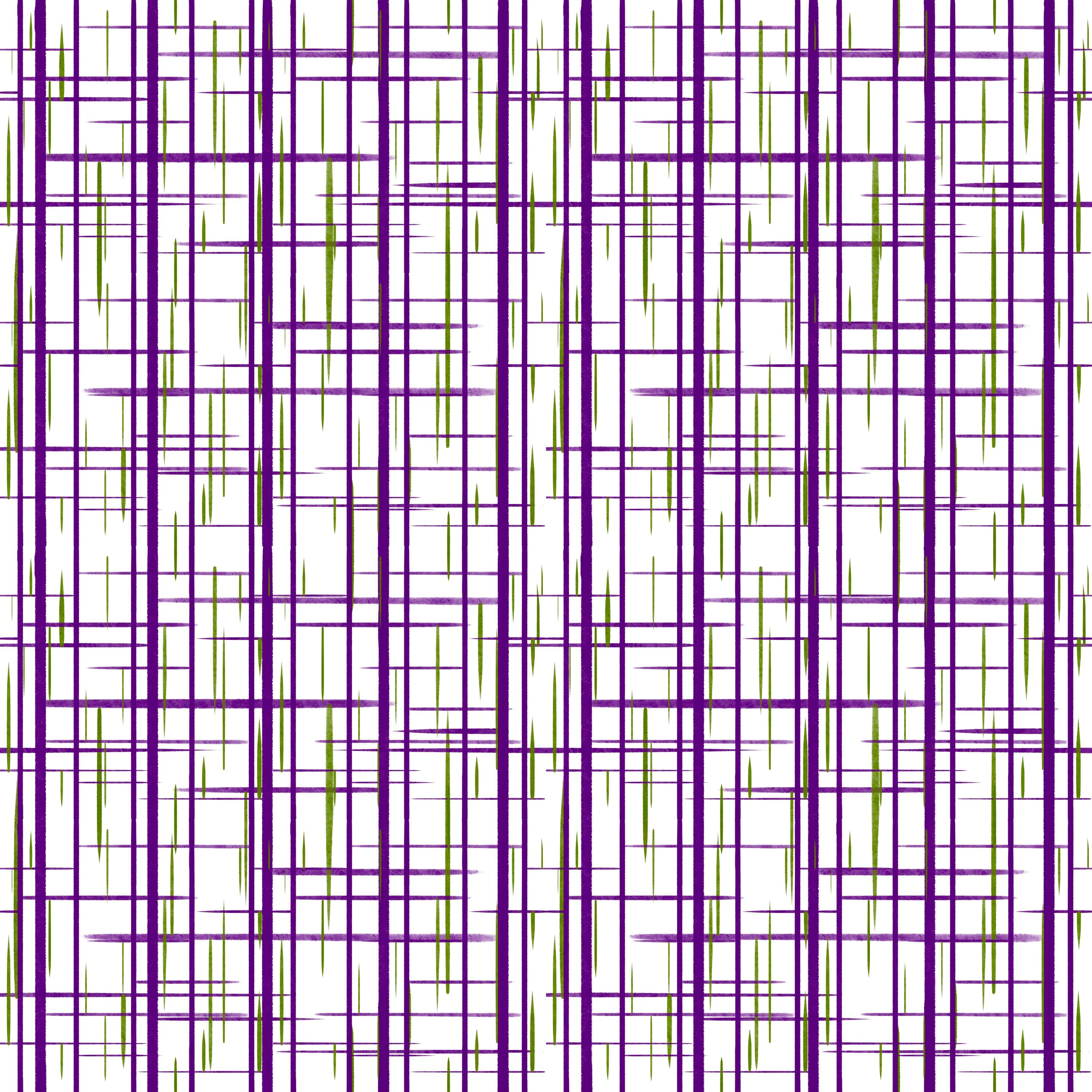 Seamless and Scalable Digital Pattern Paper. Purple Green Hatch Design ...