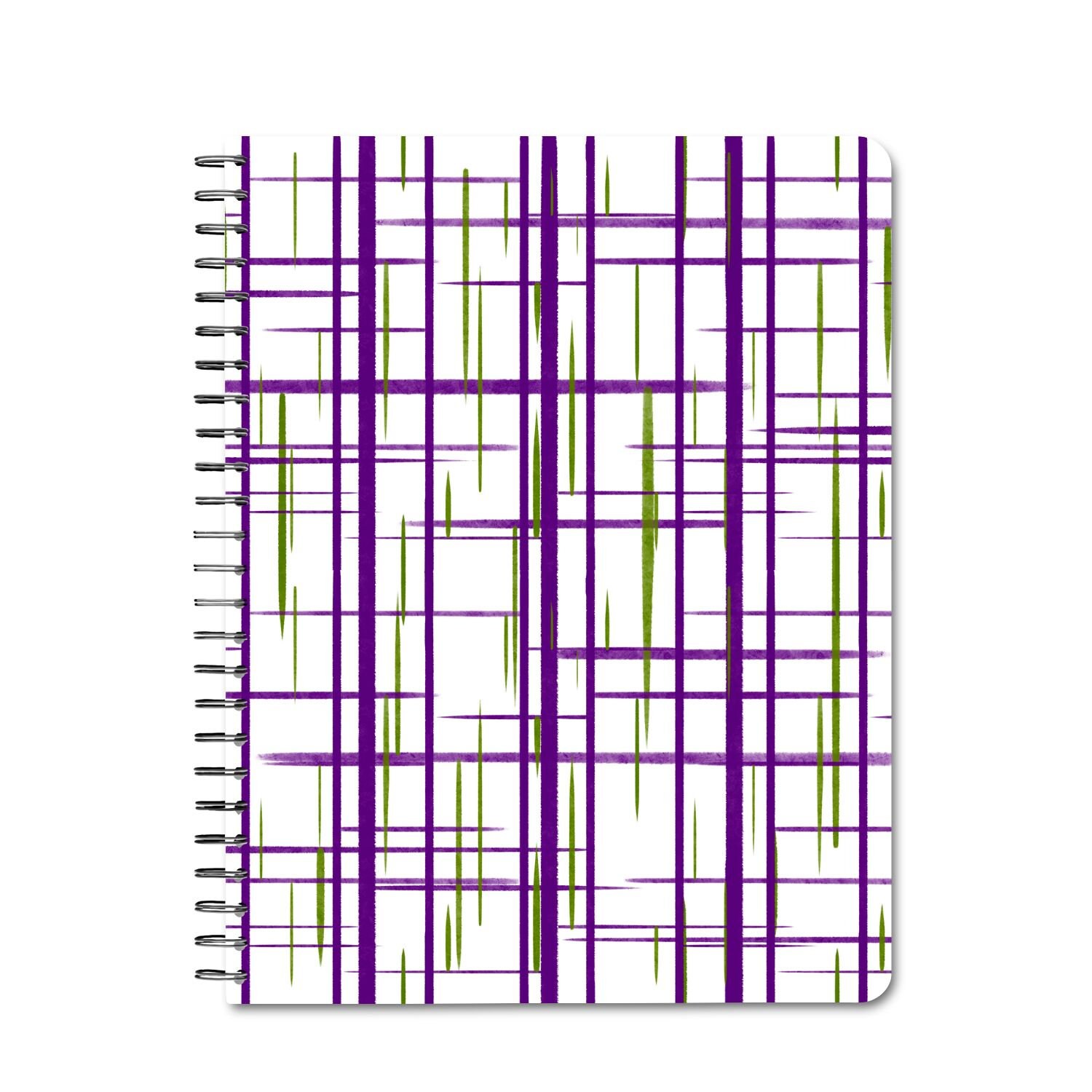 Seamless and Scalable Digital Pattern Paper. Purple Green Hatch Design ...