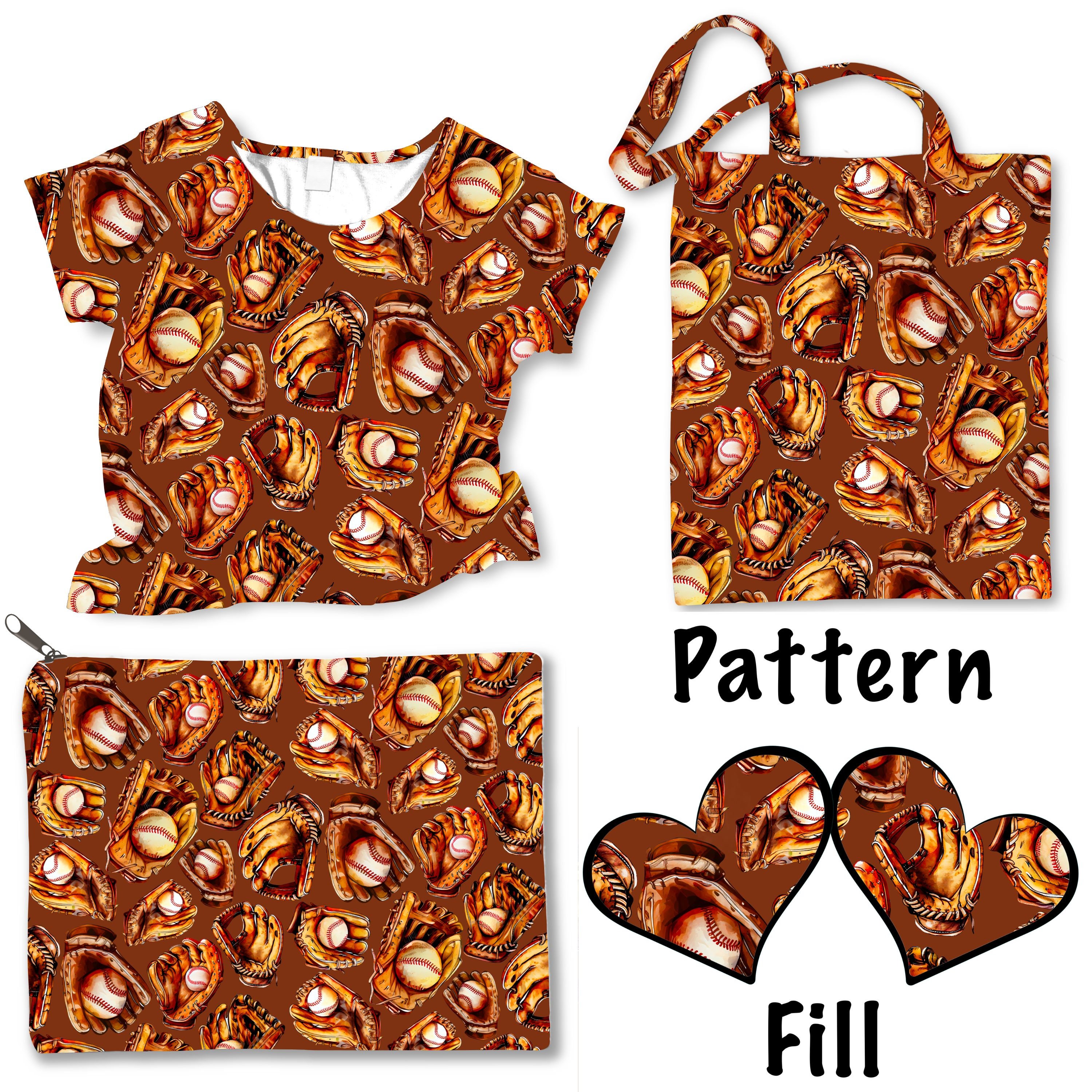 Seamless Digital Pattern Png Paper Baseball Gloves Baseball Season ...