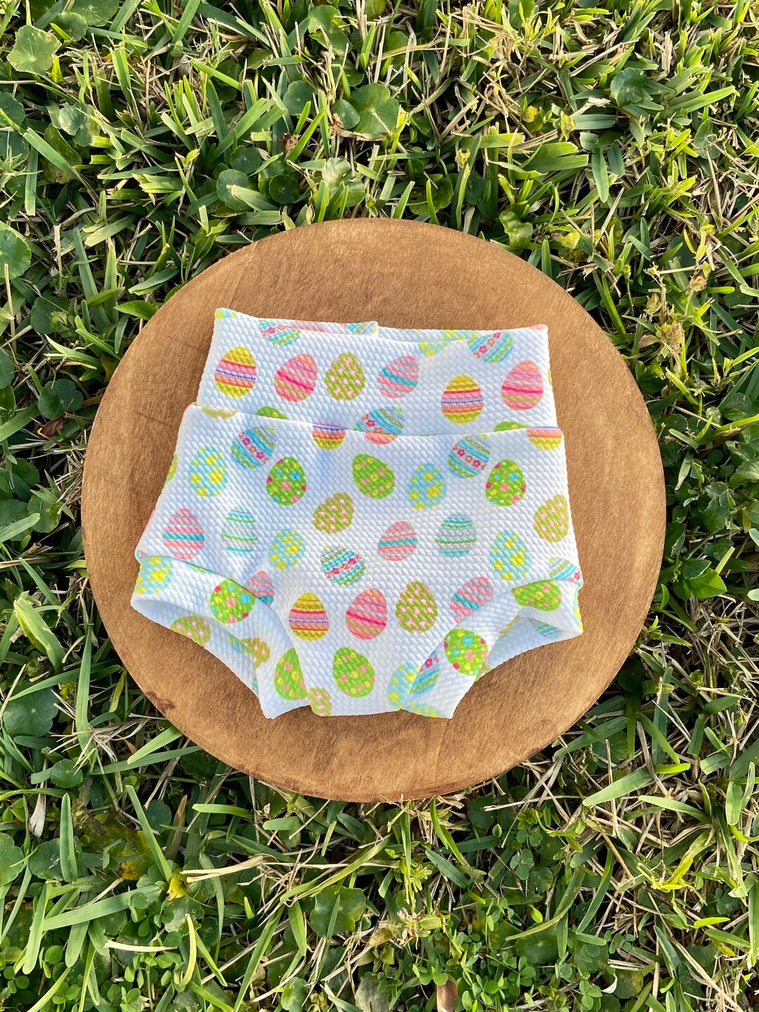 Easter Egg Bummies and Bow Set: Scuba Fabric Baby Bloomers - Etsy