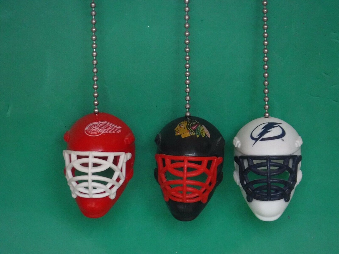 National Hockey Helmet Ceiling Fan Pull Chain -pick Your Team - Etsy