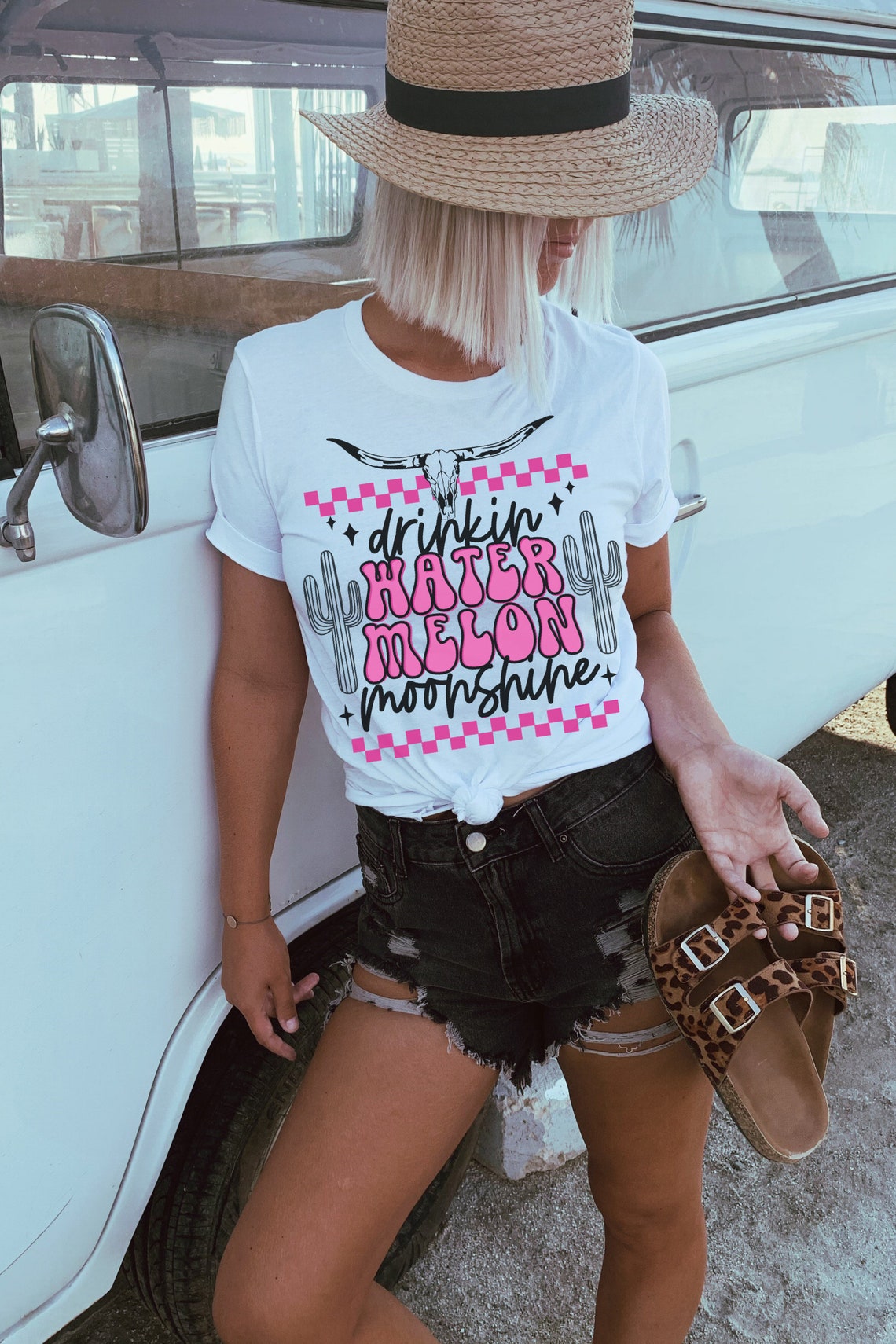 Drinkin Watermelon Western Shirt Design Cowgirl Png Trendy Western Png ...