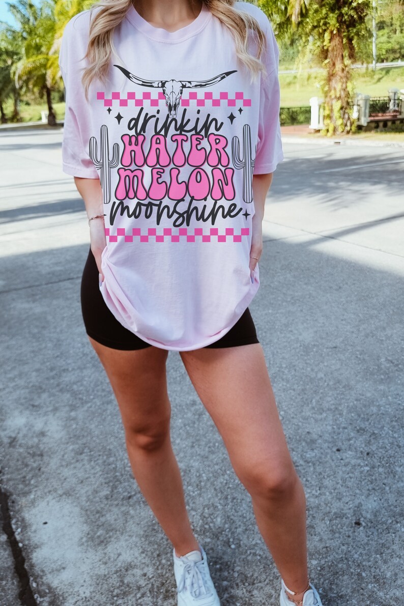 Drinkin Watermelon Western Shirt Design Cowgirl Png Trendy Western Png ...