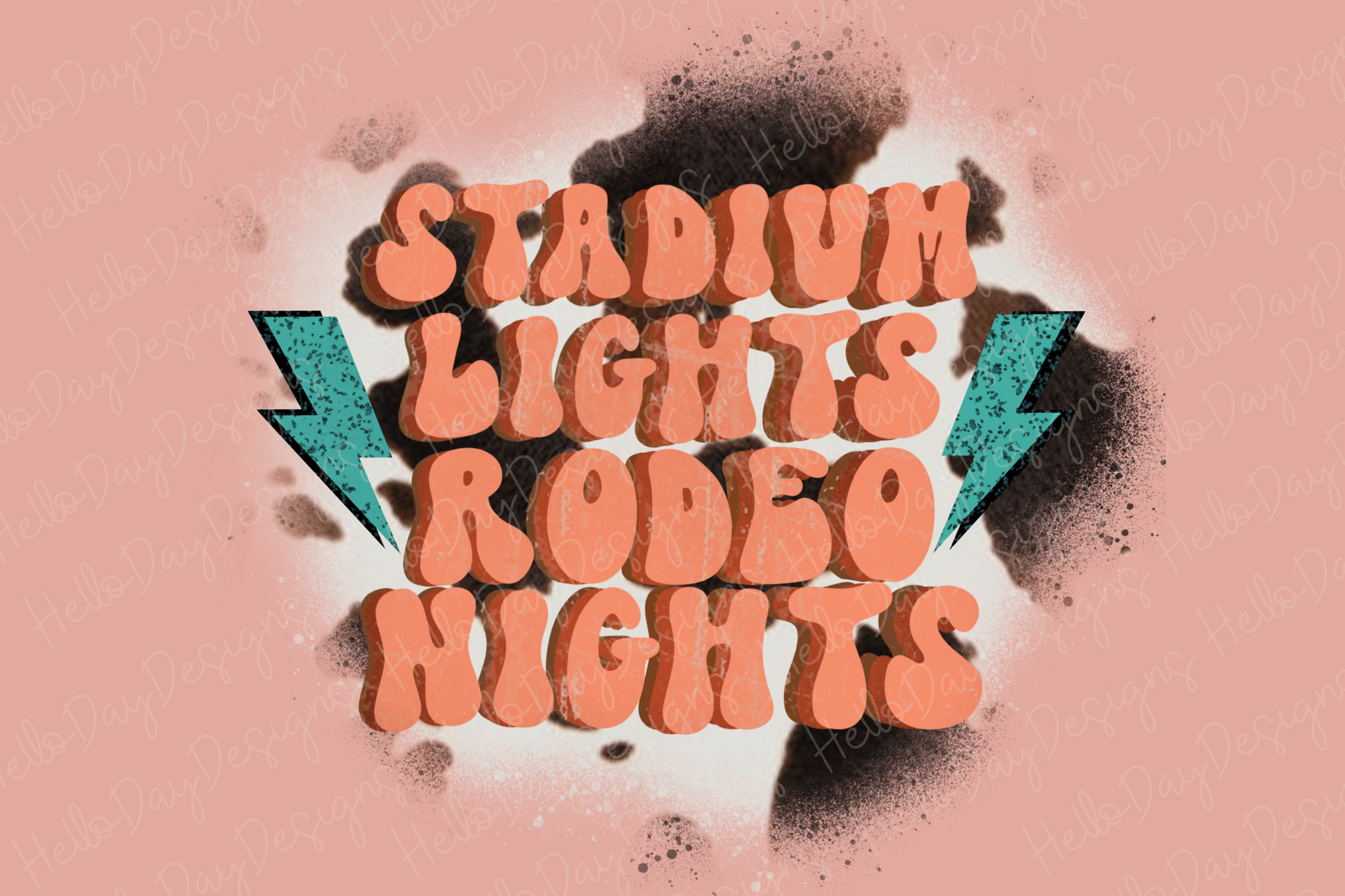 Rodeo Nights Png,western Png, Rodeo Png, Boho Png, Boho Western Png ...