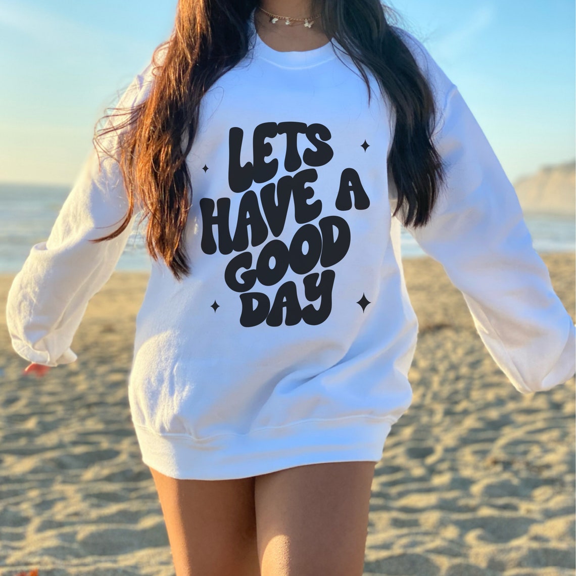 Lets Have a Good Day Svg Happy Svg Retro Svg Trendy Svg - Etsy