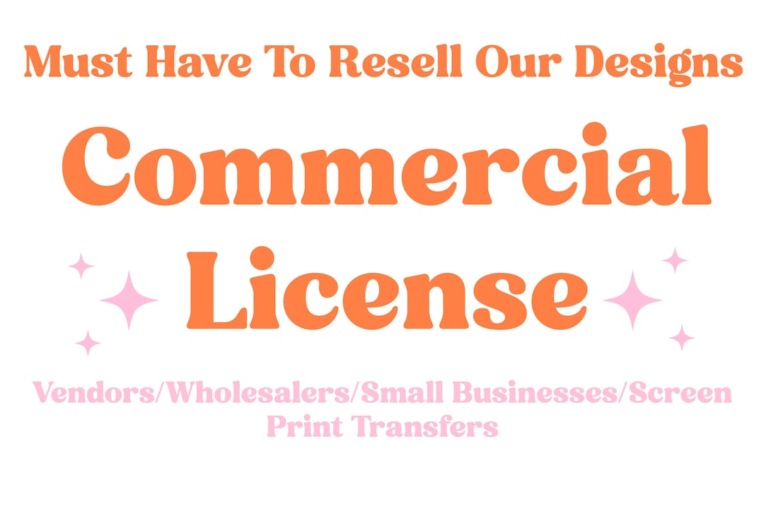 Commercial License for Every Design in the Shop, for Screen Print ...