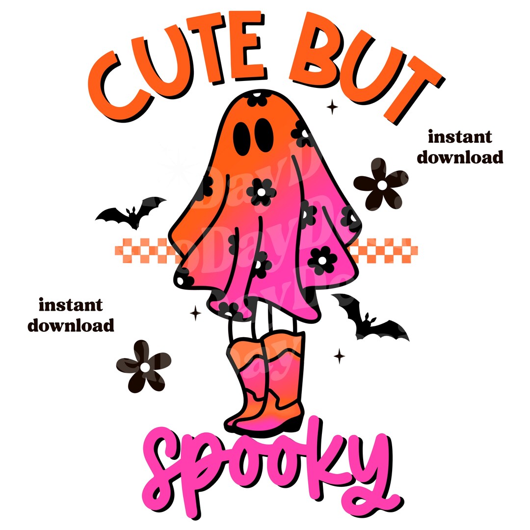 Cute but Spooky PNG Sublimation Download,halloween Sublimation ...