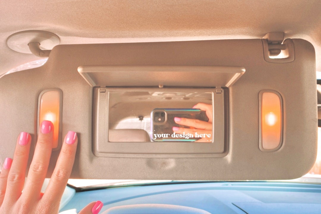 Car Mirror Mockup Car Sticker Mockup for Mirror Car Mockup Trendy ...