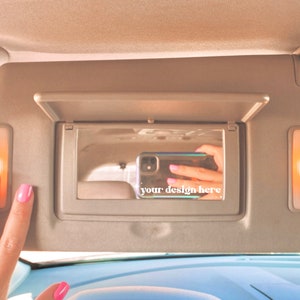 Car Mirror Mockup Car Sticker Mockup for Mirror Car Mockup Trendy ...