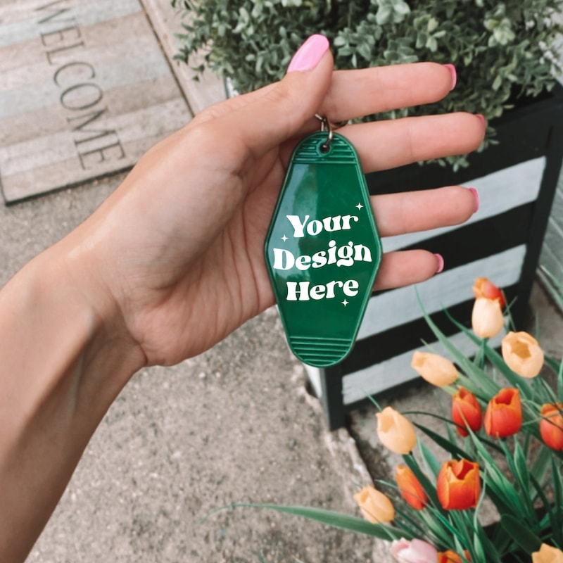 Motel Keychain Forest - Etsy