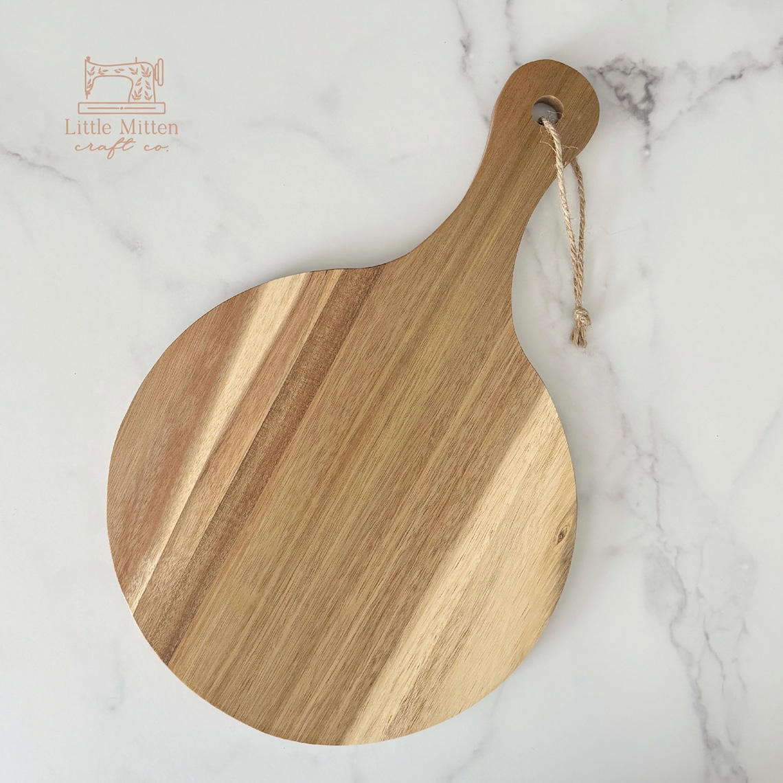 Round Acacia Cutting Board, Acacia Board W/ Handle, Acacia Wood Cutting ...