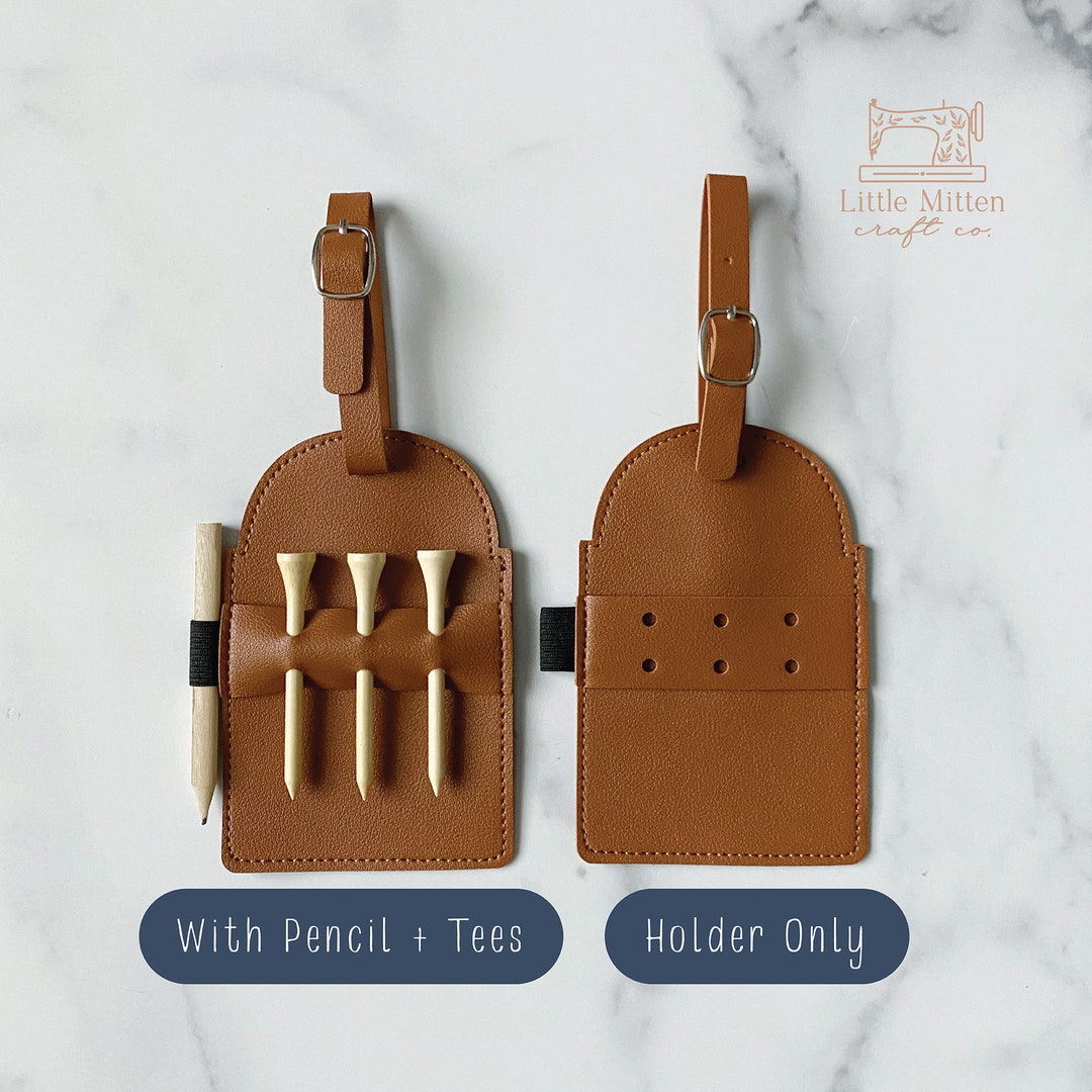 Golf Bag Tag Blank Laser Blanks Brown Golf Bag Tag Blank Leather Golf ...