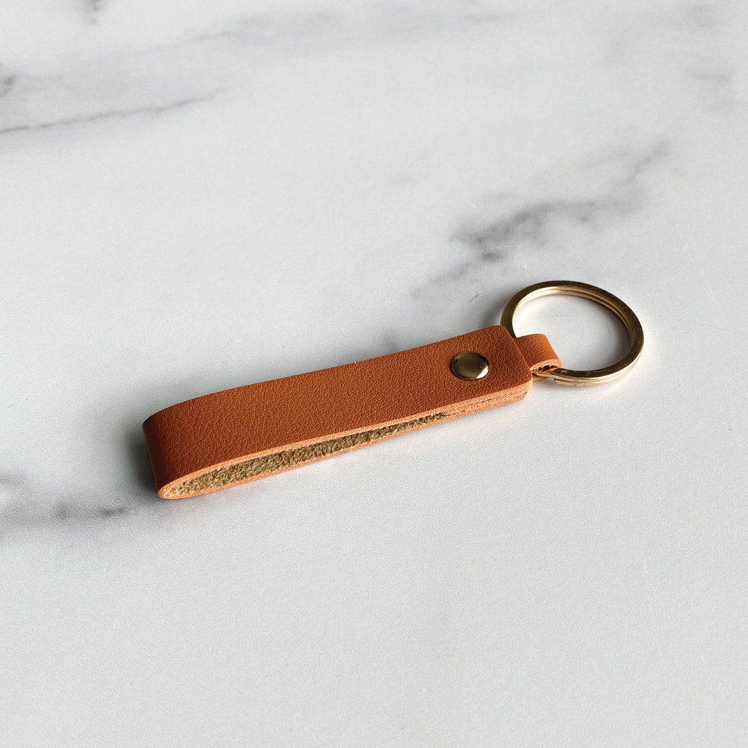 Brown Leatherette Keychain Leatherette Key Fob Blank Key Fobs Glowforge ...