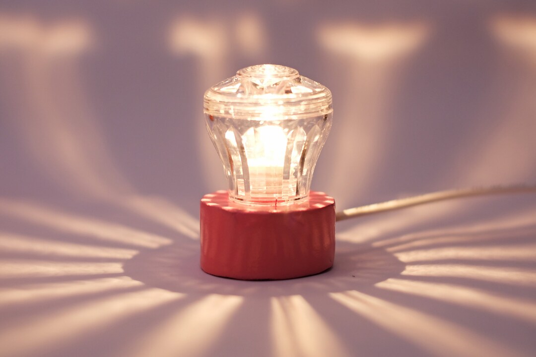 Funfair Mood Light - Pink USB Concrete Night Light, Cute Side Light ...