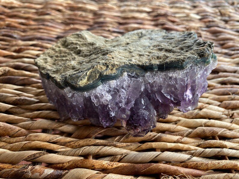 Raw Amethyst Crystal Cluster Geode Amethyst Geode Dzures | Etsy