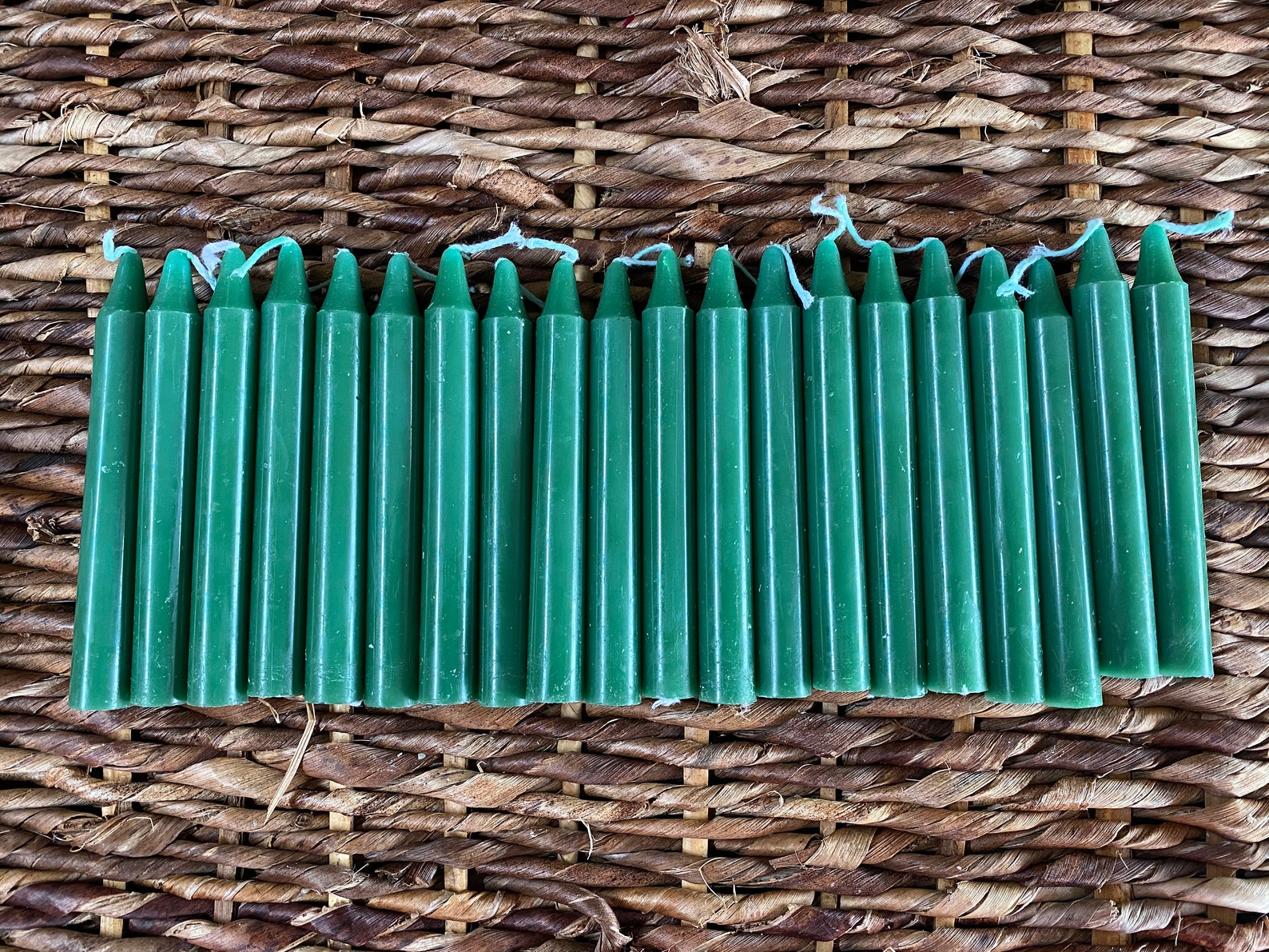 10 Green Chime Ritual Candles 4 Mini Ritual Candles - Etsy