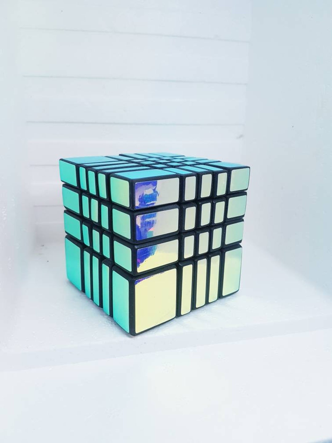 5x5x4 Bump Mirror Cube - Etsy