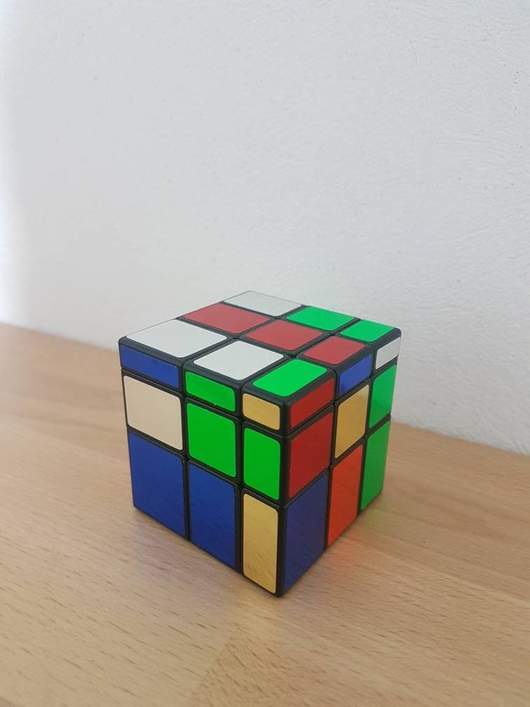 Horror Mirror Cube Two Solutions With Metallized Stickers - Etsy