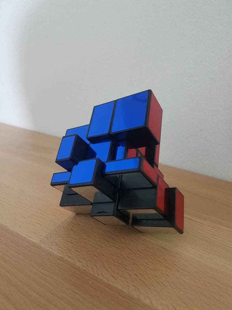 Horror Mirror Cube Two Solutions With Metallized Stickers - Etsy