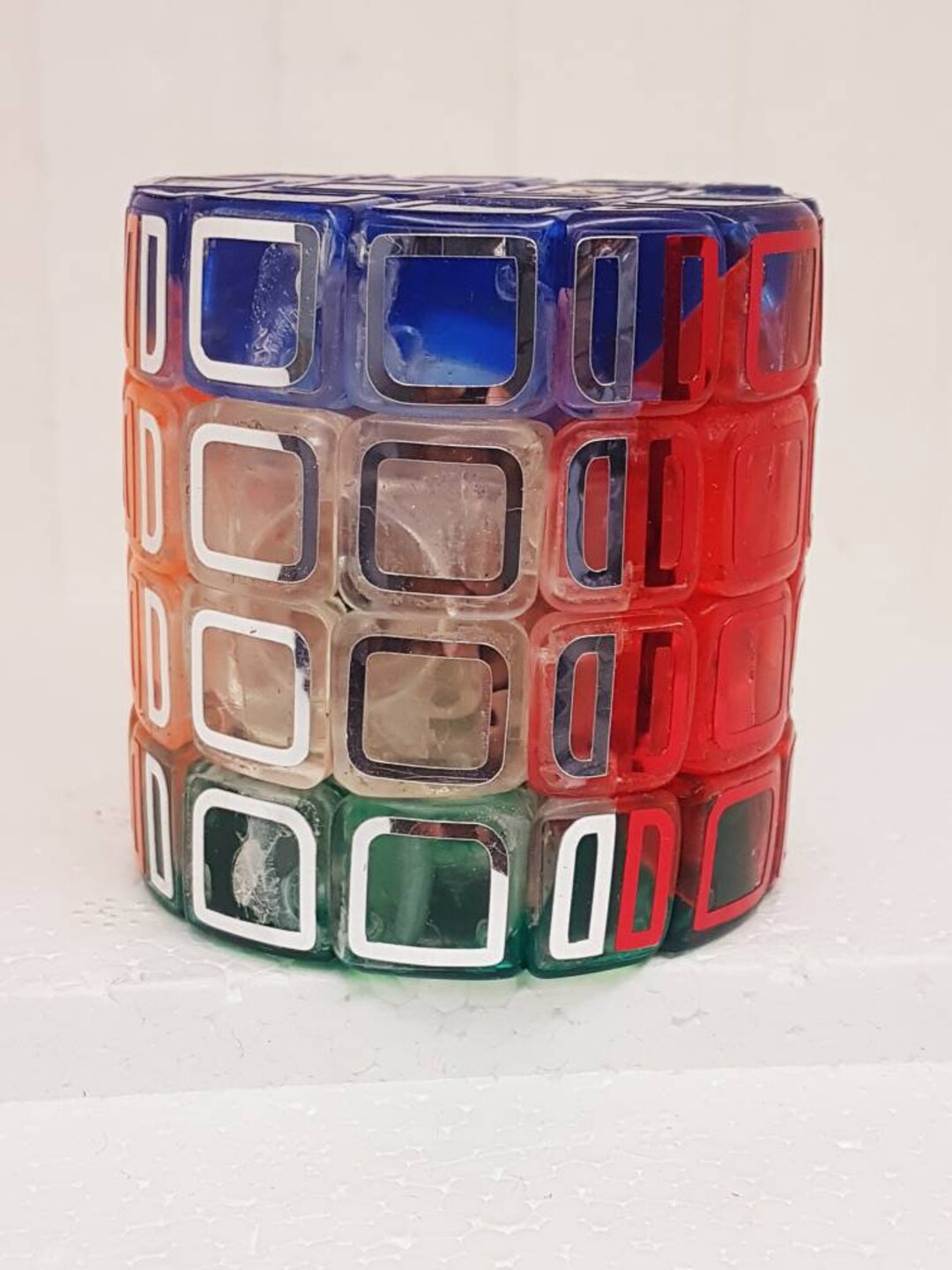 Barrel Cube 4x4 Translucent Edition. and Metallic Stickers. - Etsy