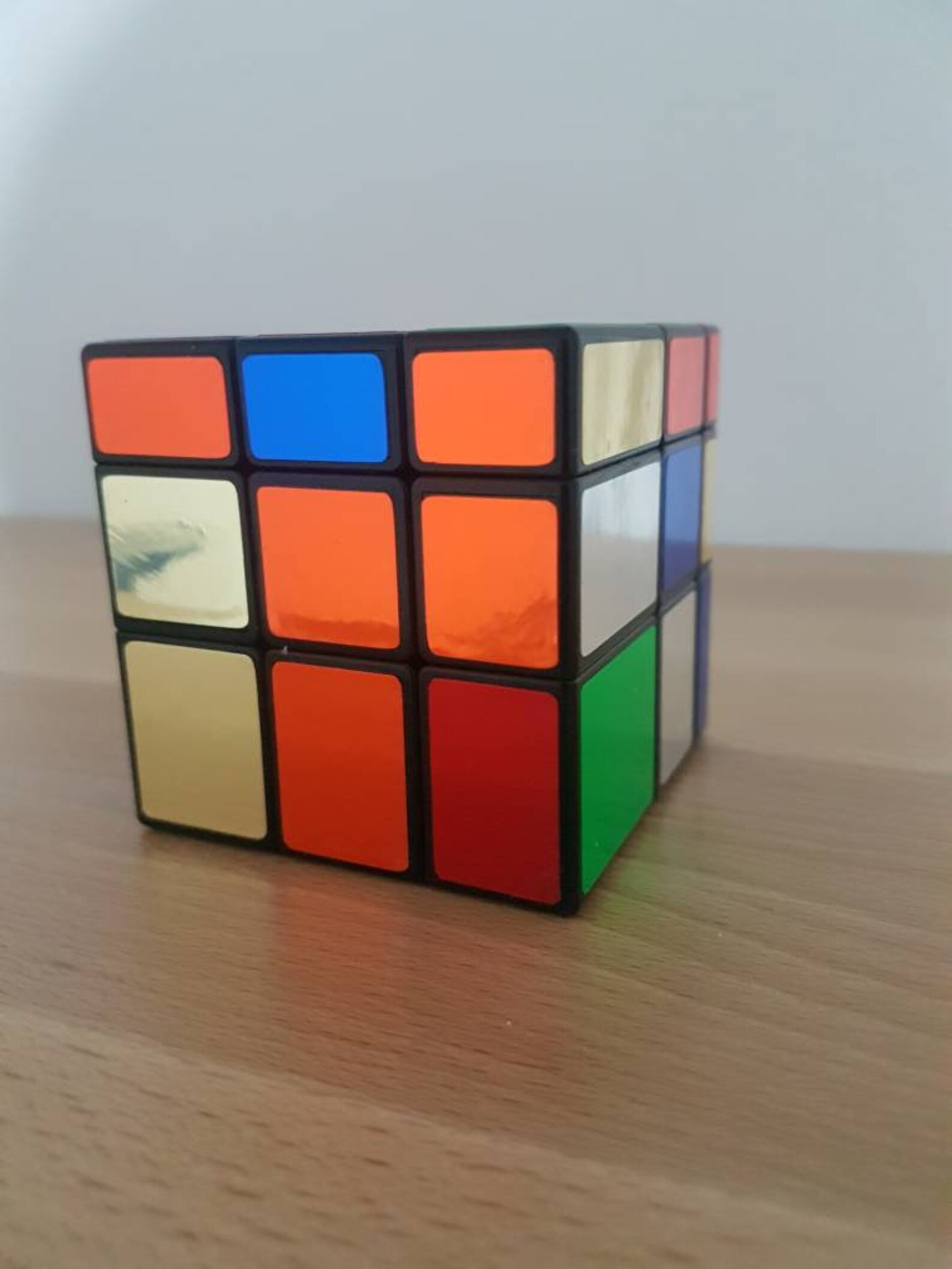 Horror Mirror Cube Two Solutions With Metallized Stickers - Etsy