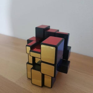 Horror Mirror Cube Two Solutions With Metallized Stickers - Etsy