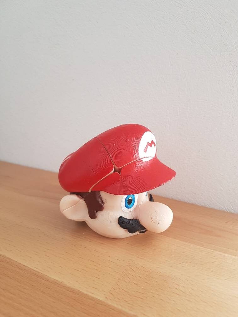 Mario Bro Head 2x2 Fanart - Etsy