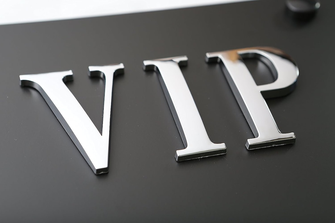 Custom Personalized 3D Chrome Letters License Plates for Cars - Etsy