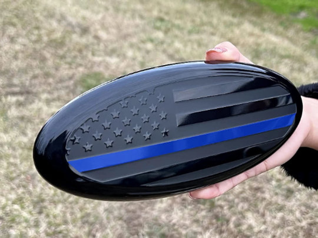 9'' Oval Emblem for Ford F150 F250 F350, American Flag Emblem With Blue ...