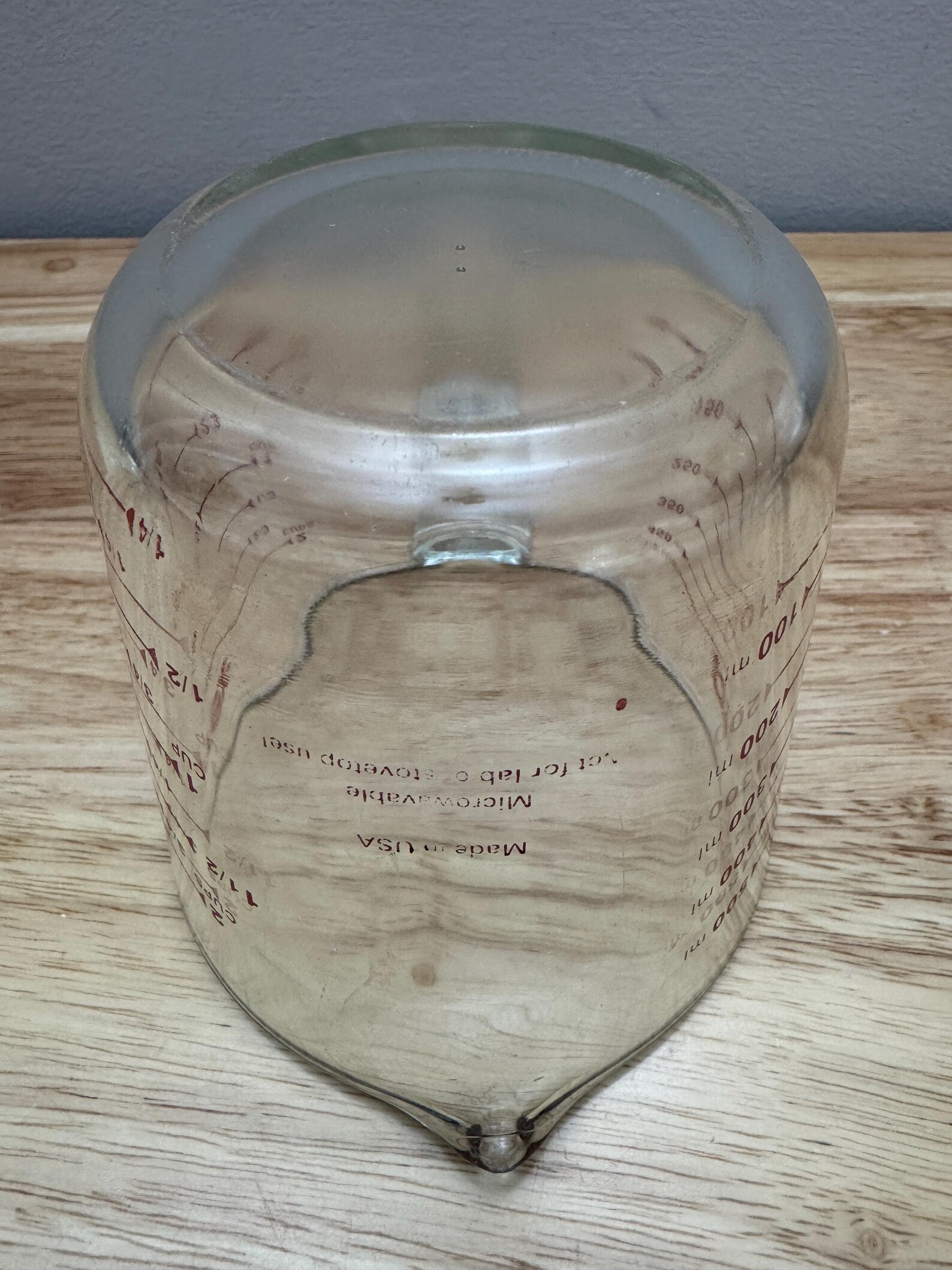 Pyrex 2 Cups 1/2 Liter Glass Measuring Cup Made in USA - Etsy