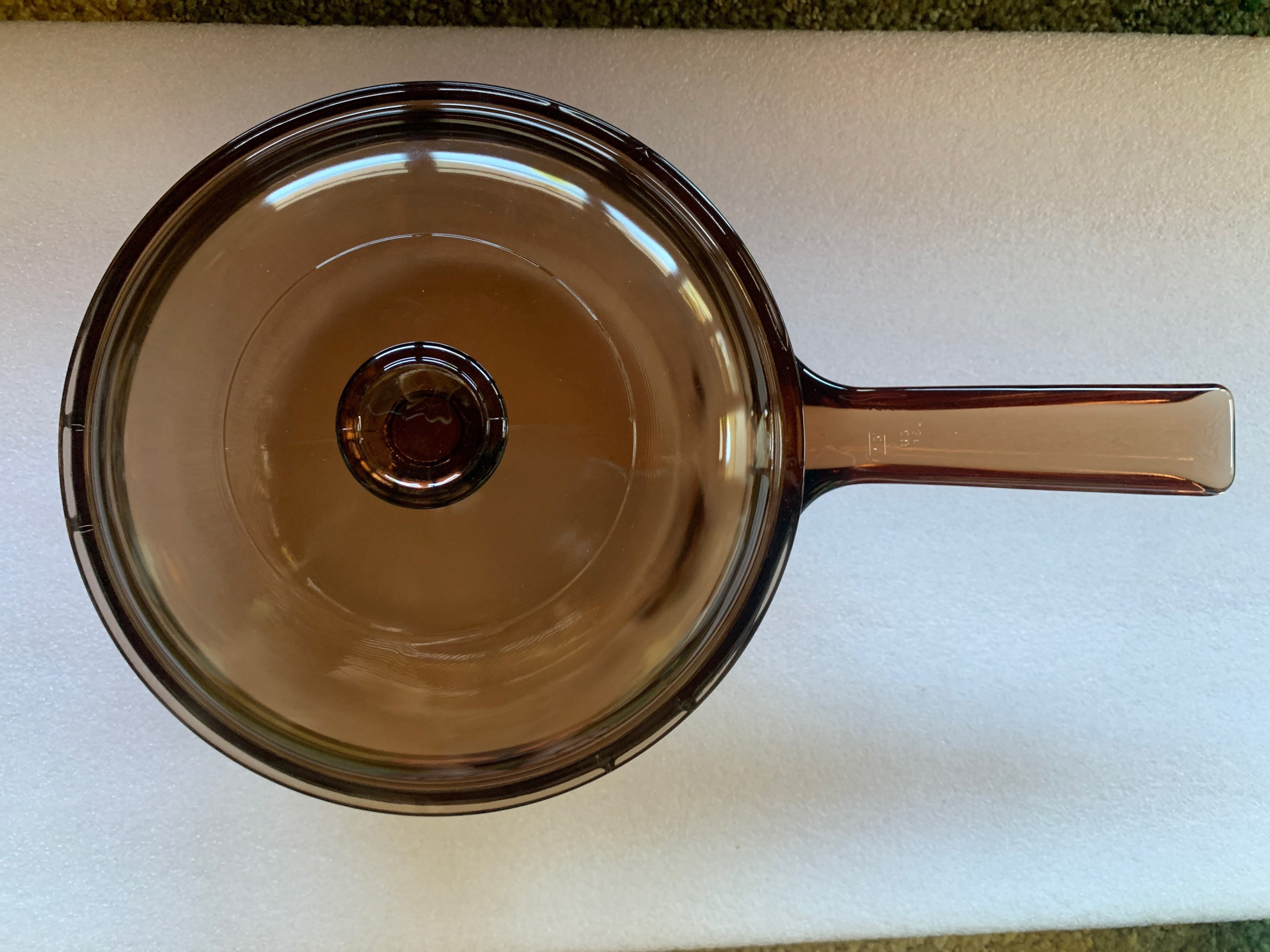Vintage Corning Ware Amber Vision 1.5 Liter Made in USA or France With ...