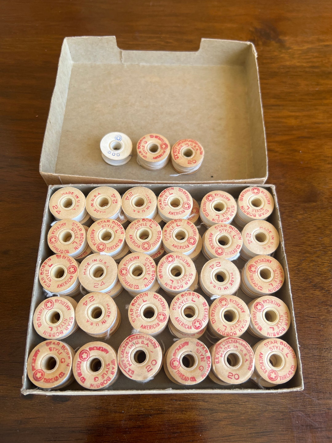 Star Disc Bobbins Intrinsic 4 Cord Cotton Thread One Half Gross - Etsy