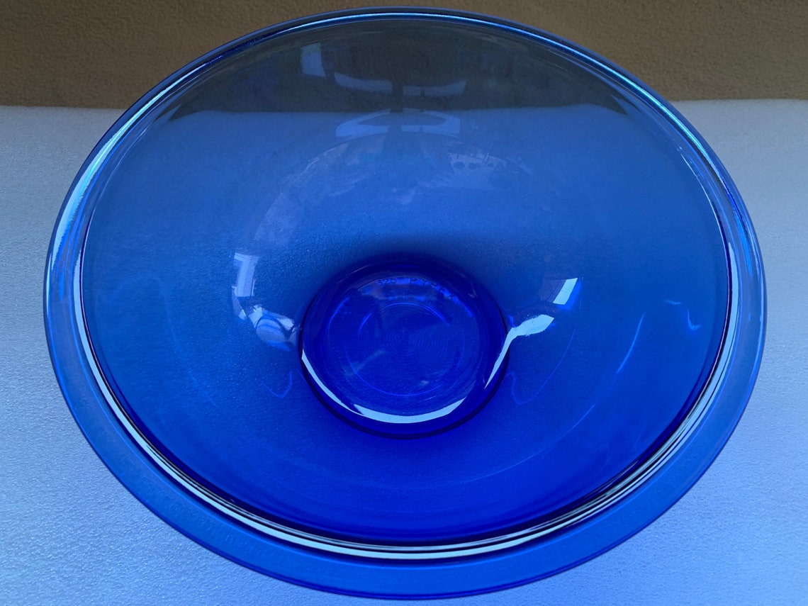 Four Vintage PYREX Cobalt Blue Nesting Bowls Made in USA | Etsy