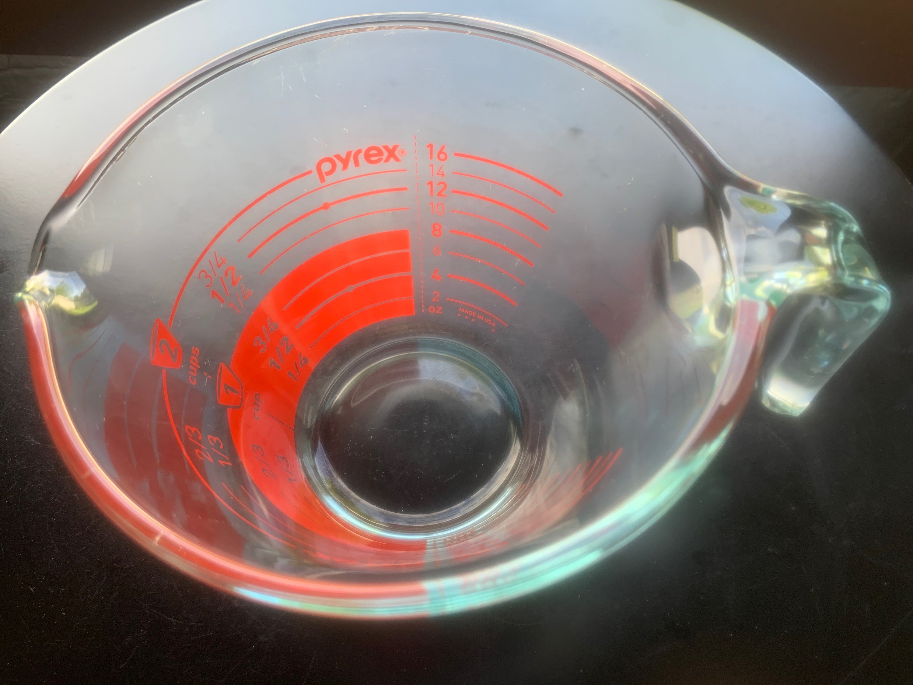 Pyrex 2 Cups Glass Measuring Cup Made in USA - Etsy