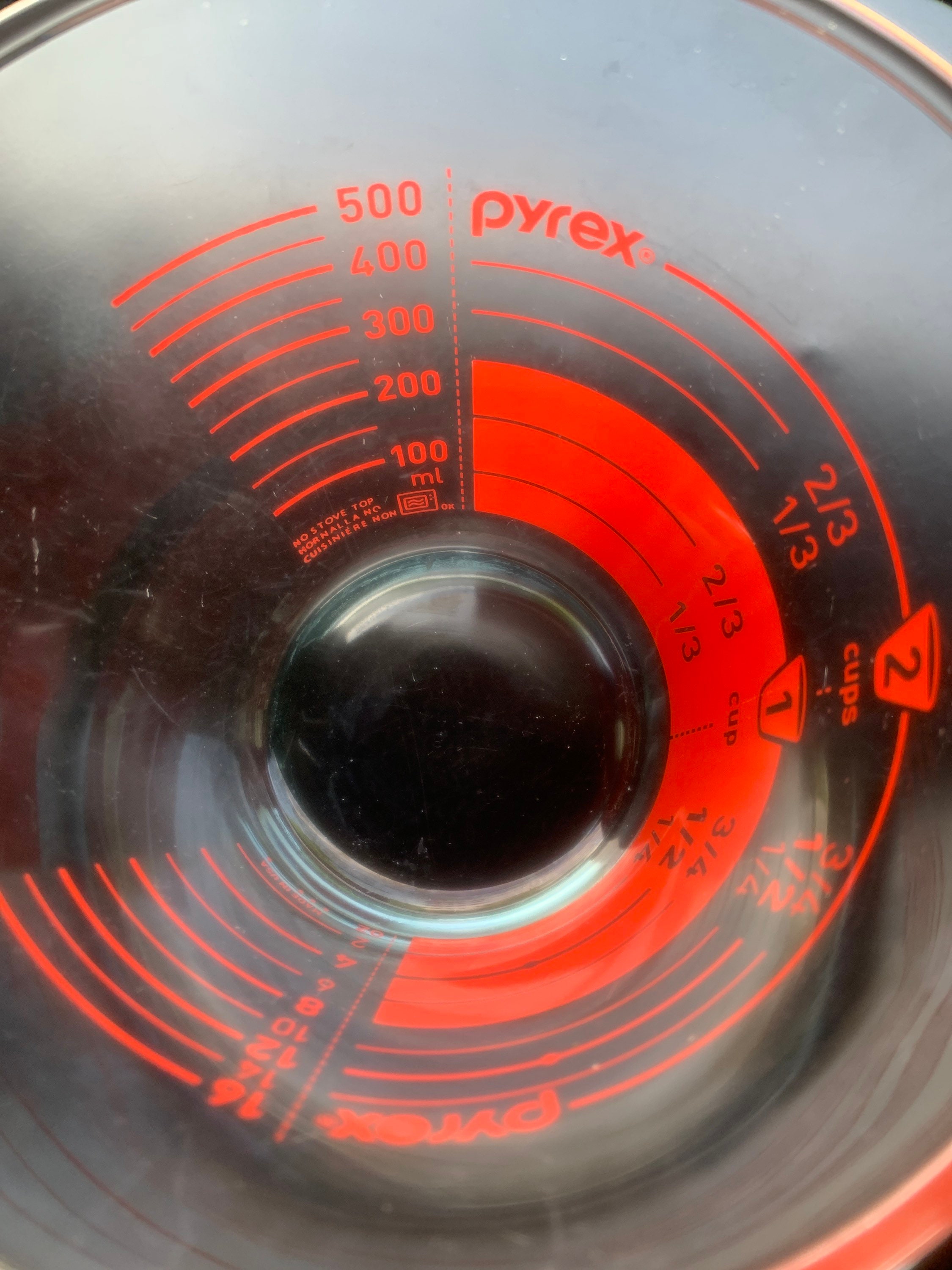 Pyrex 2 Cups Glass Measuring Cup Made in USA - Etsy