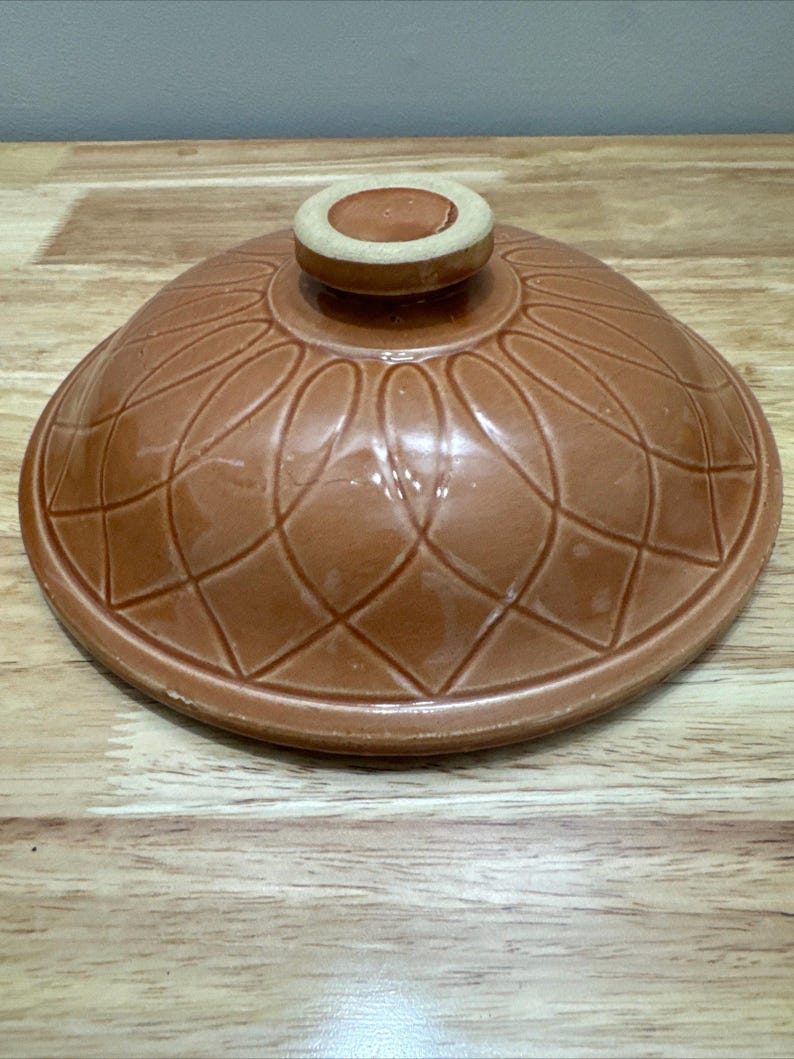 Vintage Watt Pottery Ovenware Number 8 Bowl With Lid Made in USA - Etsy