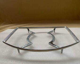 Vintage Large Corning Ware Pyrex Metal Trivet Serving Stand Baking Dish ...