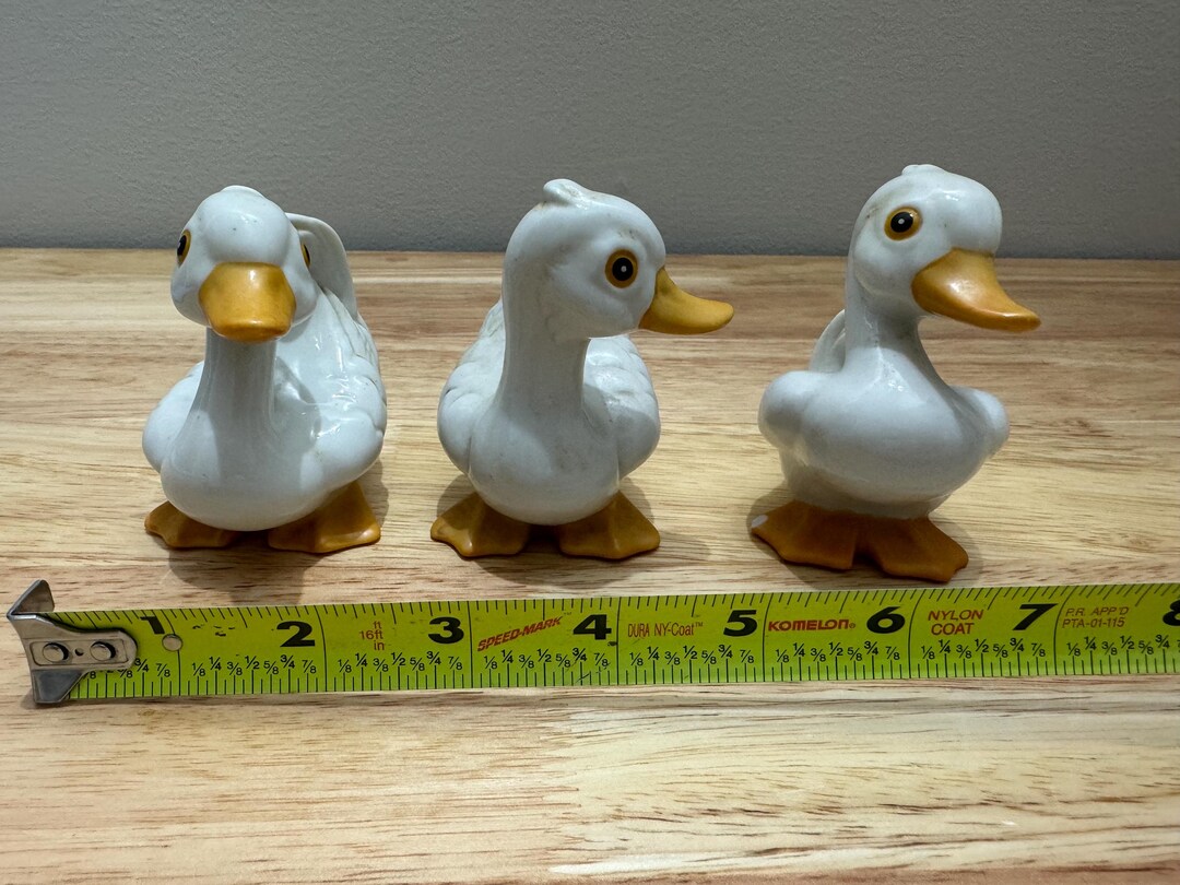 Three Vintage Homco Ducks 1414 Made in Taiwan - Etsy