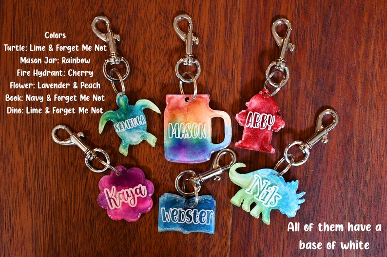 Stitch Shaped Resin Dog Tag - Etsy