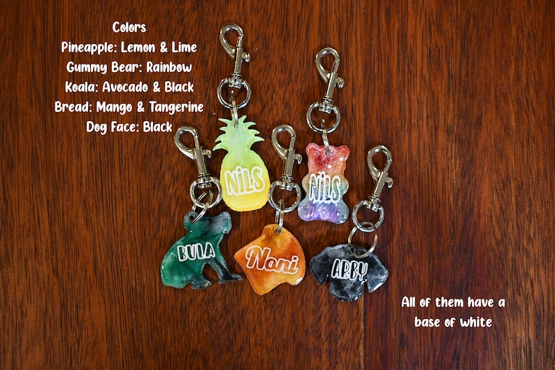 Stitch Shaped Resin Dog Tag - Etsy