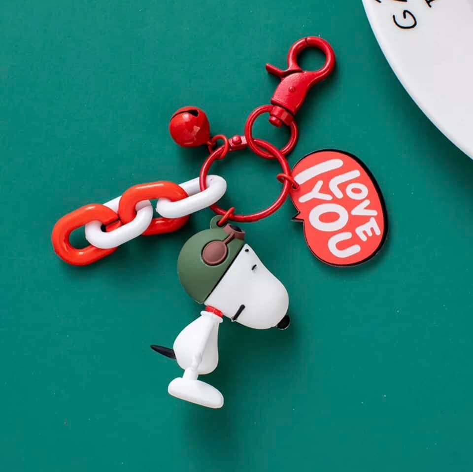 PEANUTS Snoopy Family Cartoon Characters Cute Keychain /key - Etsy