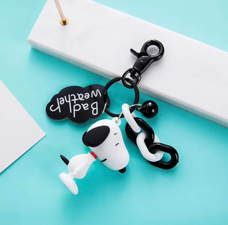 PEANUTS Snoopy Family Cartoon Characters Cute Keychain /key - Etsy