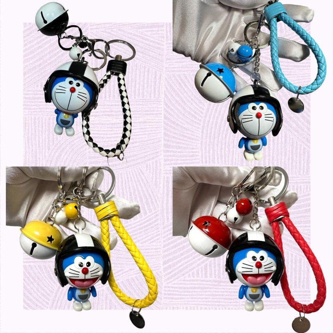 Japanese Anime Doraemon Cartoon Fun Keychain movable Limbs / Bag ...