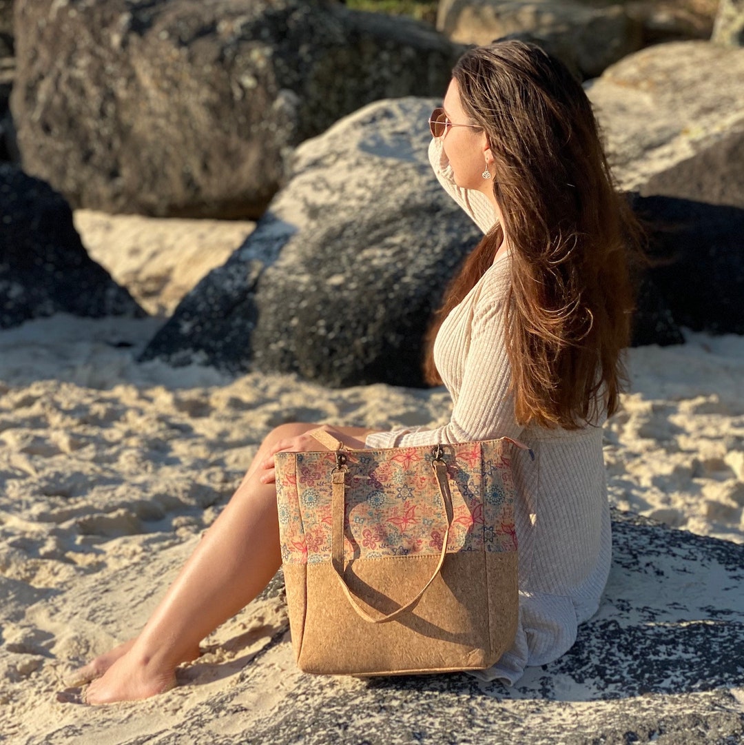 Large Cork Shoulder Bag 'rae' - Etsy Canada