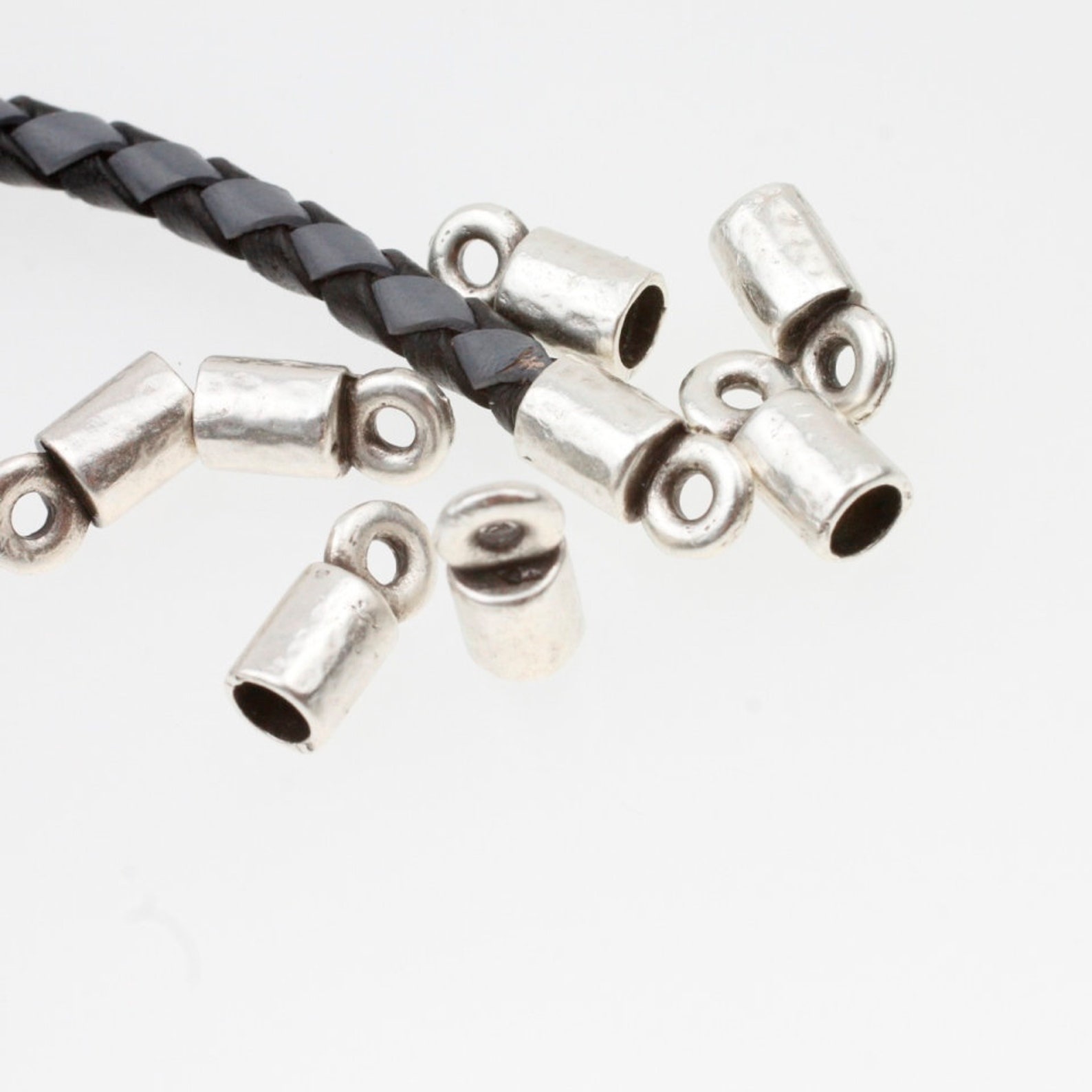 10 Cord End Caps Crimp End Caps End Caps for 5mm Round - Etsy