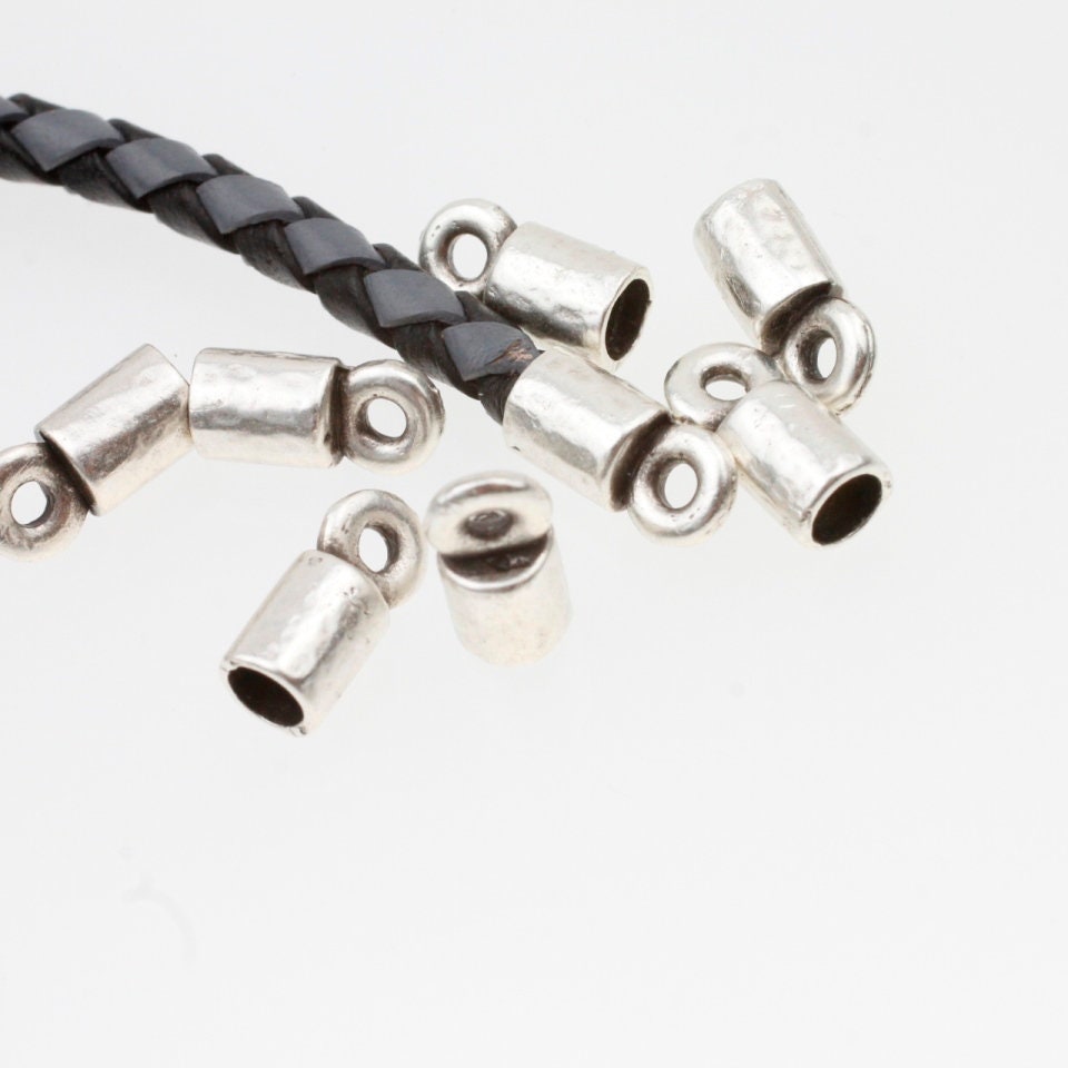 10 Cord End Caps Crimp End Caps End Caps for 5mm round | Etsy