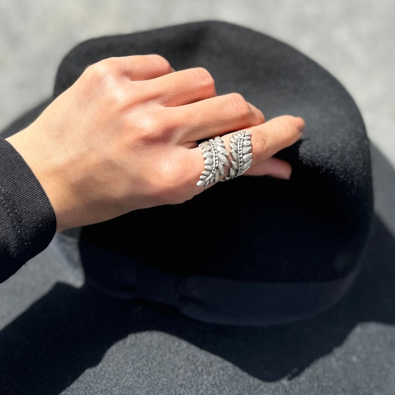 Long Silver Ring - Etsy